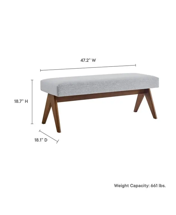 MODWAY Lyra Upholstered Bench