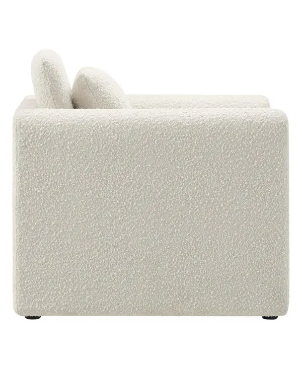 MODWAY Waverly Boucle Upholstered Armchair