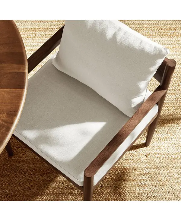MODWAY Remington Wood Dining Armchair - Salt