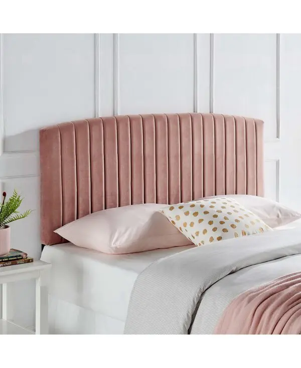 MODWAY Rebecca Performance Velvet Headboard - Dusty Rose