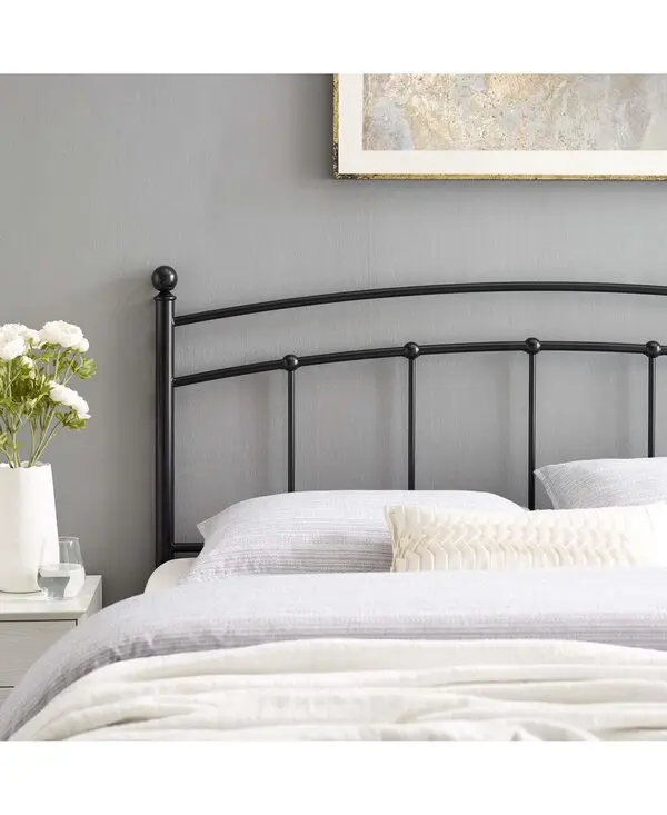 MODWAY Abigail Metal Headboard - Black