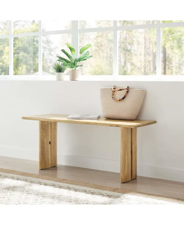 MODWAY Amistad 46" Wood Bench