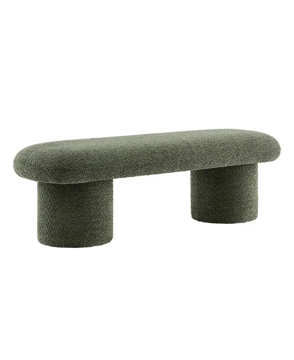 MODWAY Orla Upholstered Bench - Sage