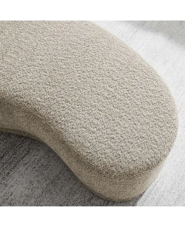 MODWAY Nimbus 48" Upholstered Ottoman Bench - Oat