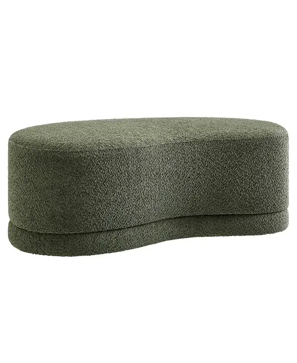 MODWAY Nimbus 48" Upholstered Ottoman Bench - Sage