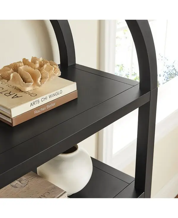 MODWAY Vexley 60 Inch Arched Bookshelf