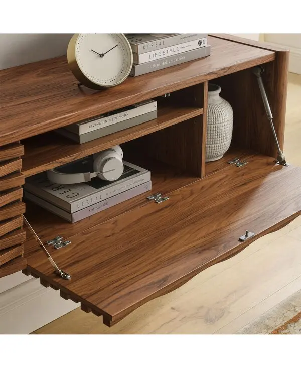 MODWAY Emric Wave 71" Wall-mounted Tv Cabinet