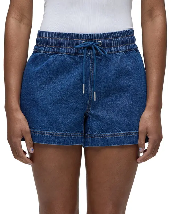 Hudson Jeans Mid Rise Drawstring Shorts