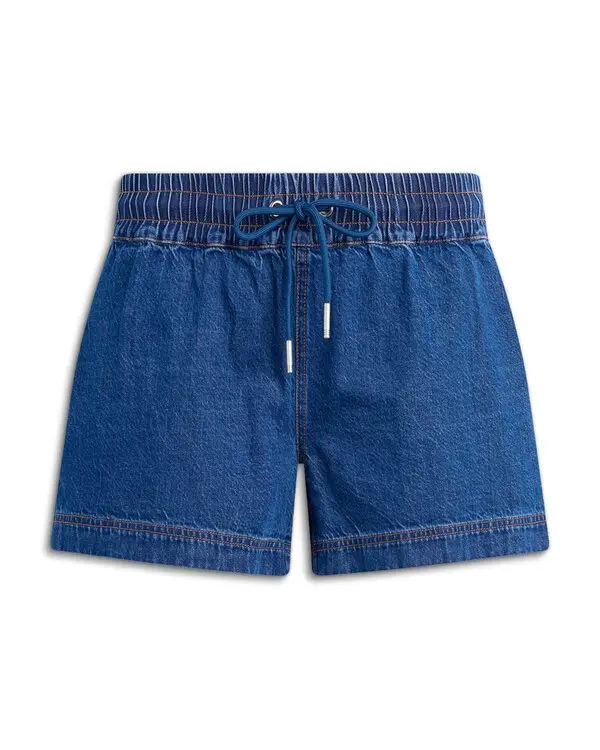Hudson Jeans Mid Rise Drawstring Shorts