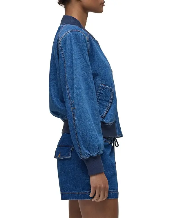 Hudson Jeans Denim Bomber Jacket
