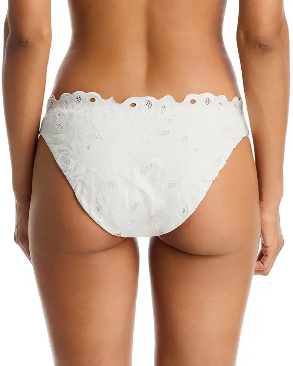 Simkhai Gina Embroidered Bikini Bottom