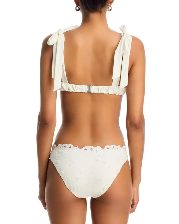 Simkhai Gina Embroidered Bikini Bottom