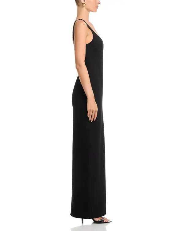 Simkhai Cabot Sculpted Scuba Maxi Dress