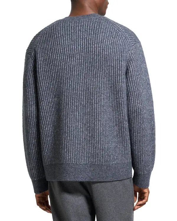 Theory Wool Cotton Button Sweater