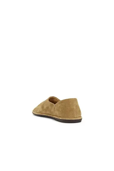 THE ROW Canal Slip On Suede Flats