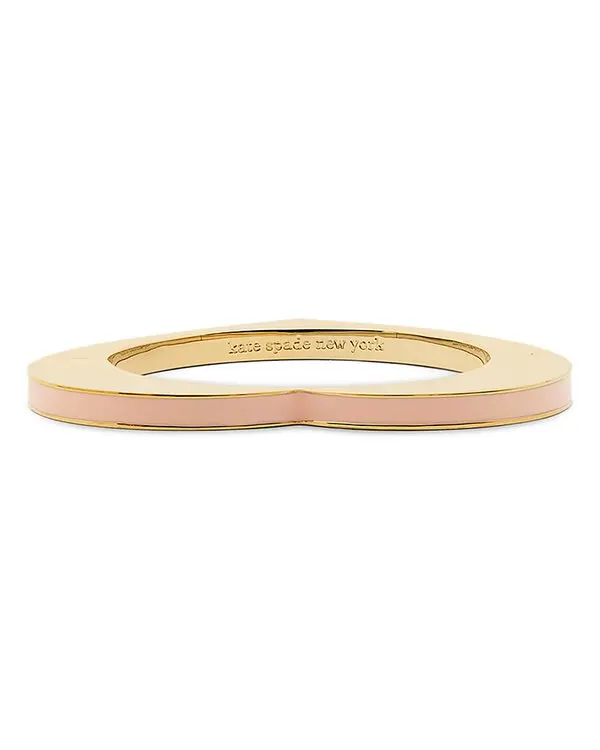 Kate Spade New York Geo Pop Heart Bangle Bracelet - Pink.