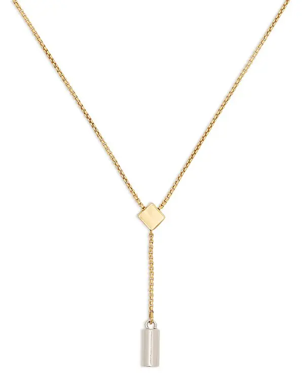 Kate Spade New York Geo Pop Y Necklace - Gold Silver