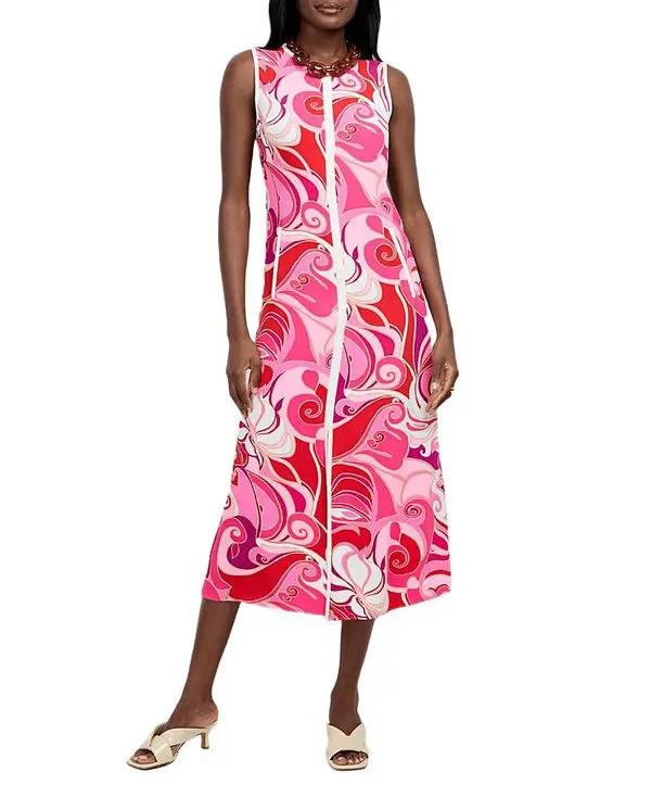 Trina Turk Magnifique Printed Midi Dress