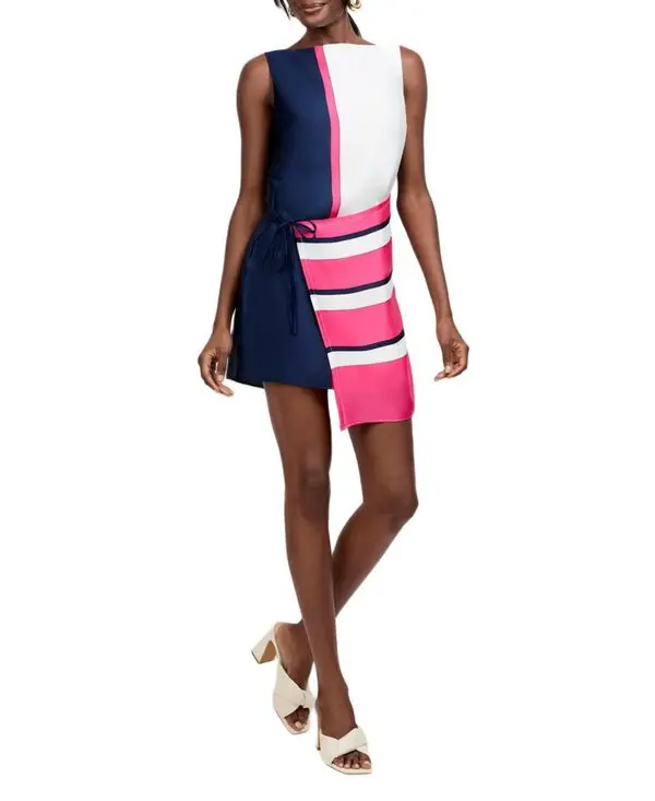 Trina Turk Brisa Color Block Striped Mini Dress