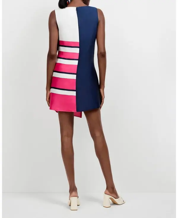 Trina Turk Brisa Color Block Striped Mini Dress