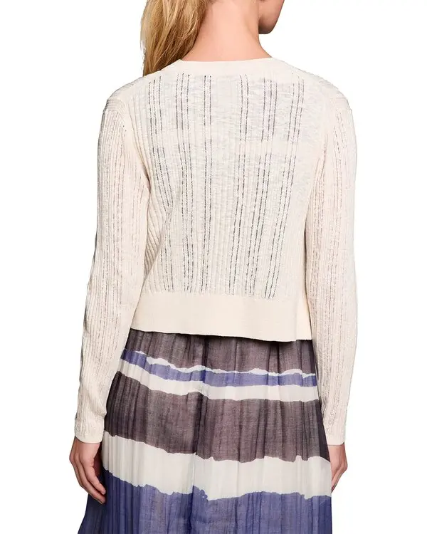NIC+ZOE Pointelle Stitch Cardigan