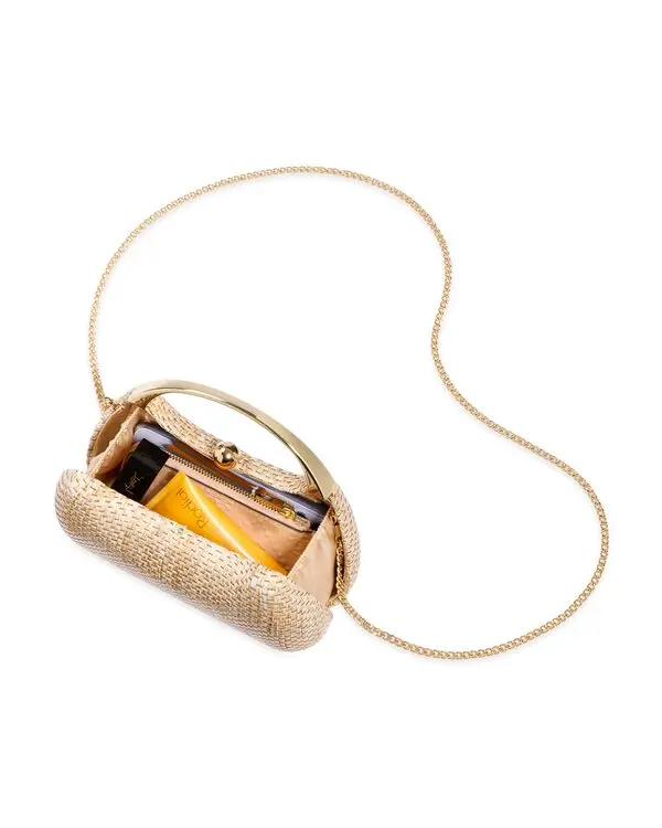 Aqua Straw Style Minaudiere