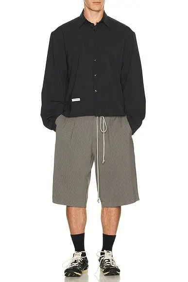 SONG FOR THE MUTE Double Pleated Shorts