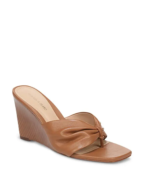 Veronica Beard Tullia Wedge Sandals - Hazelwood