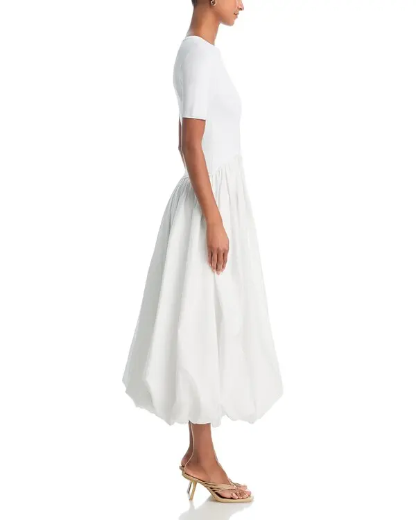 Moon River Bubble Skirt Midi Dress