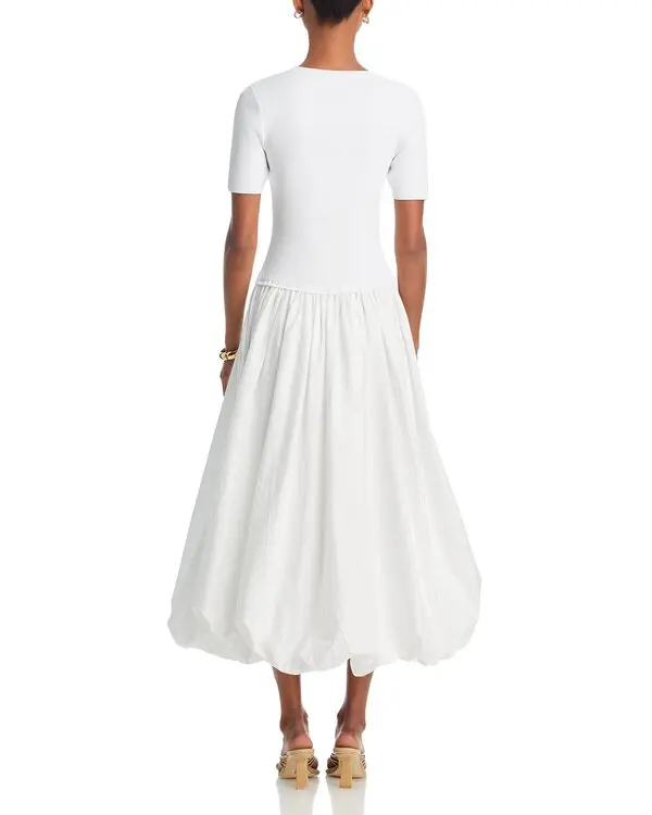 Moon River Bubble Skirt Midi Dress
