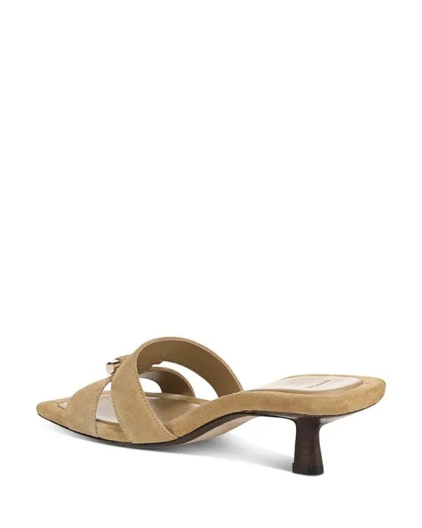 Vince Piper Kitten Heel Slides