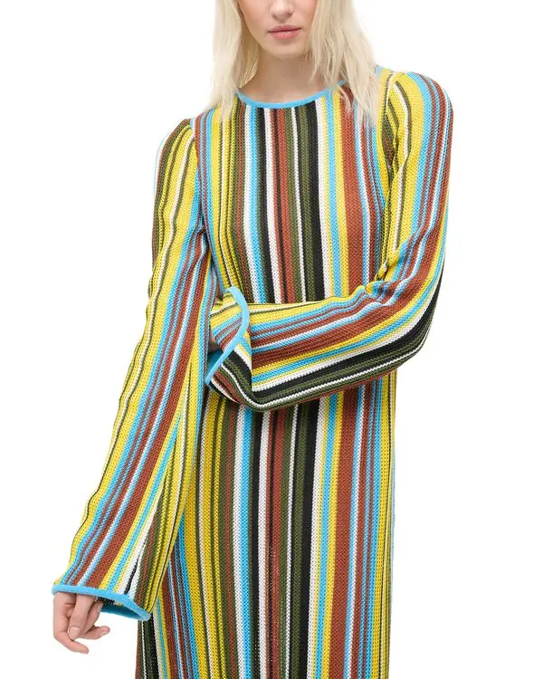 Staud Lorena Stripe Dress