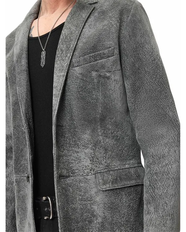 John Varvatos Winston Two Button Leather Jacket