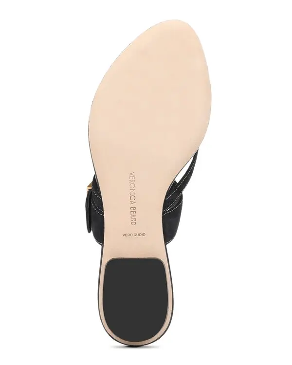 Veronica Beard Salva Dash Flat Sandals - Navy