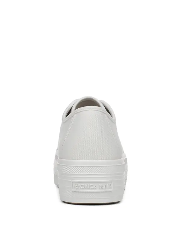 Veronica Beard Truett Platform Sneakers - Coconut