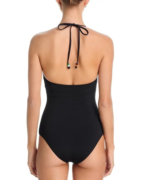 Staud Laird One Piece Swimsuit - Black