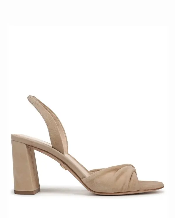 Veronica Beard Tullia Block Heel Sandals - Sand