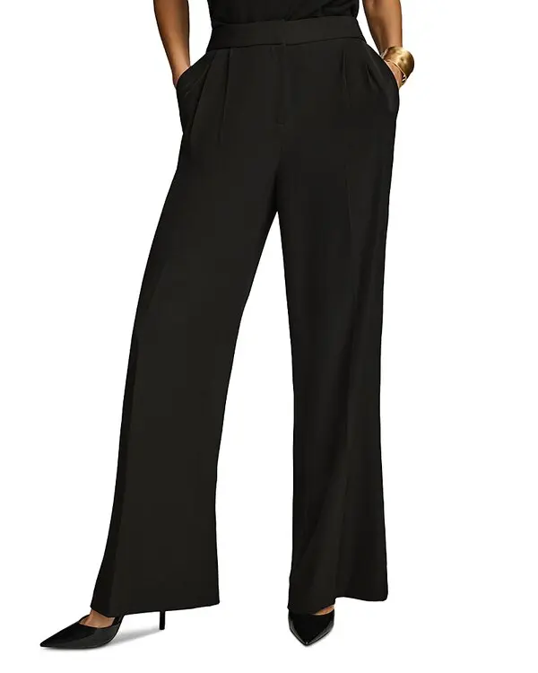 Donna Karan New York Plyr Torw Trousers - Black
