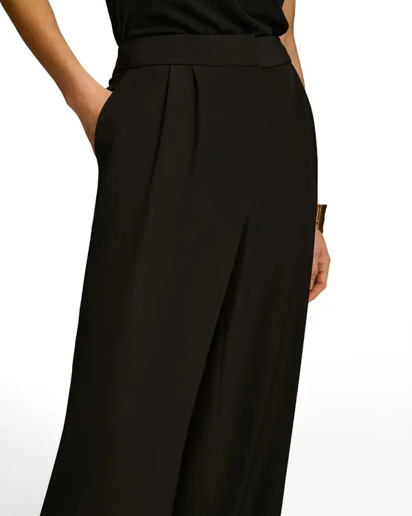 Donna Karan New York Plyr Torw Trousers - Black