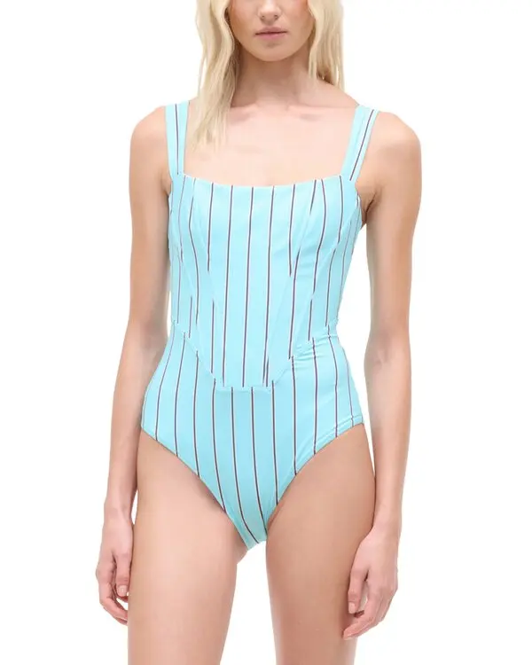 Staud Adelaide One Piece Swimsuit