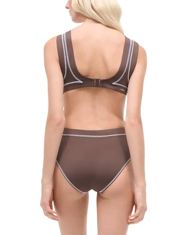 Staud Dolce One-piece Swimsuit - Java