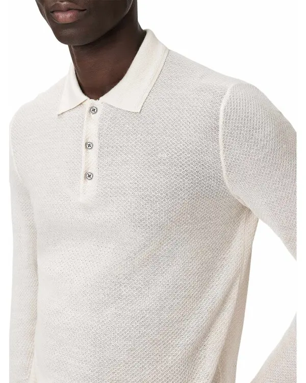 John Varvatos Venturi Long Sleeve Polo