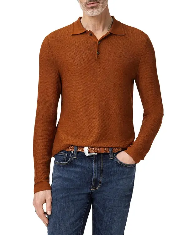John Varvatos Venturi Long Sleeve Polo
