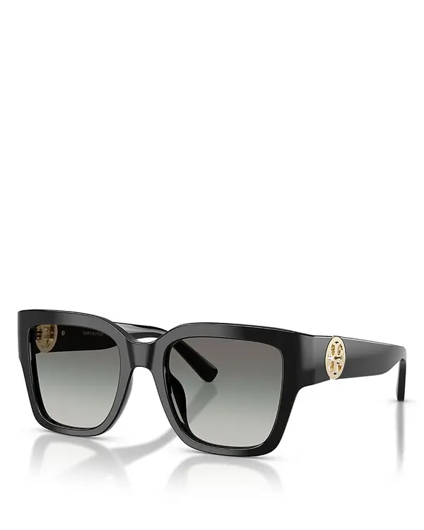 Tory Burch Square Sunglasses, 52mm - Black