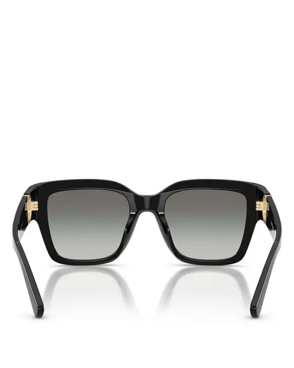 Tory Burch Square Sunglasses, 52mm - Black