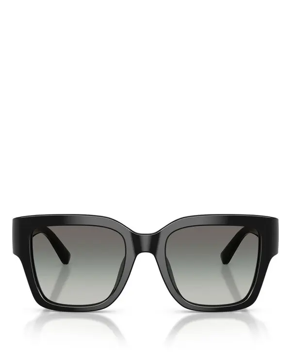 Tory Burch Square Sunglasses, 52mm - Black