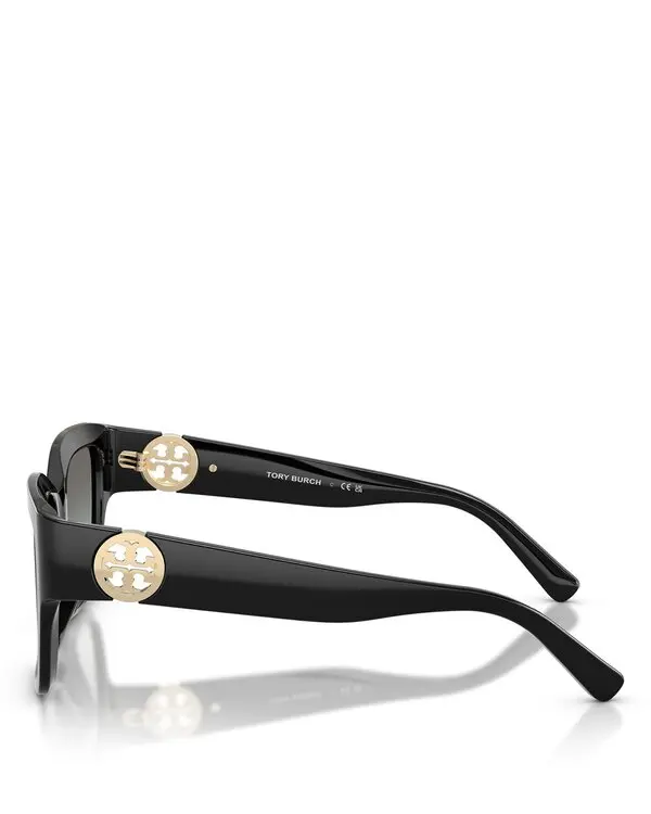 Tory Burch Square Sunglasses, 52mm - Black