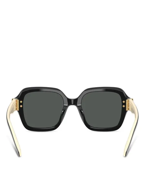 Tory Burch Square Sunglasses, 51mm - Black