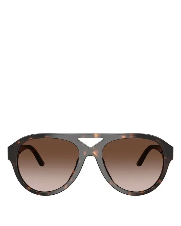 Tory Burch Aviator Sunglasses, 55mm