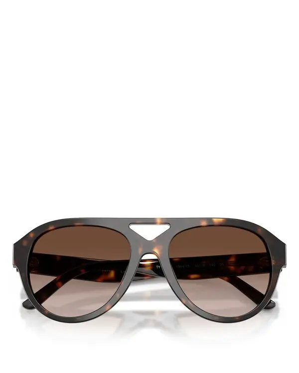 Tory Burch Aviator Sunglasses, 55mm